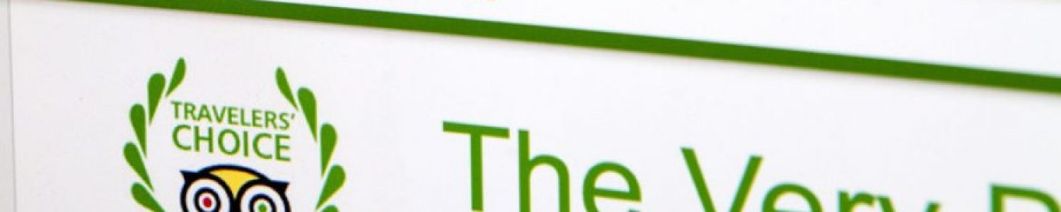 Certificate of excellence by Tripadvisor